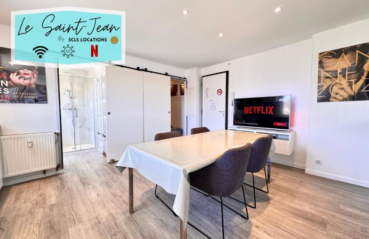 Le Saint Jean Scls - Wifi, Climatisation, Terrasse - Le Cannet