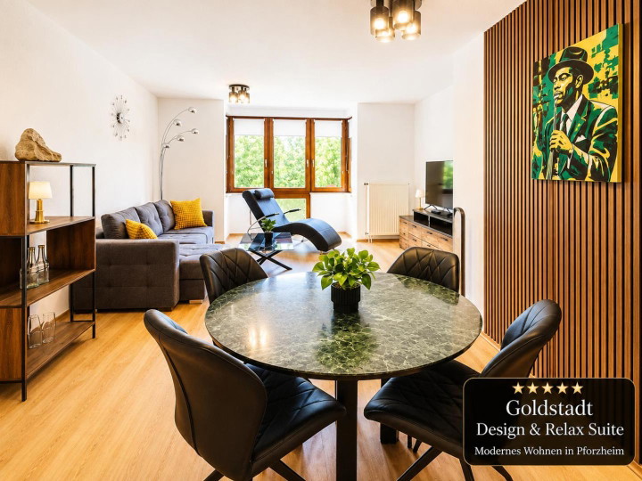 Goldstadt Apartment - Design Und Relax Suite - Modernes Wohnen In Pforzheim - Pforzheim
