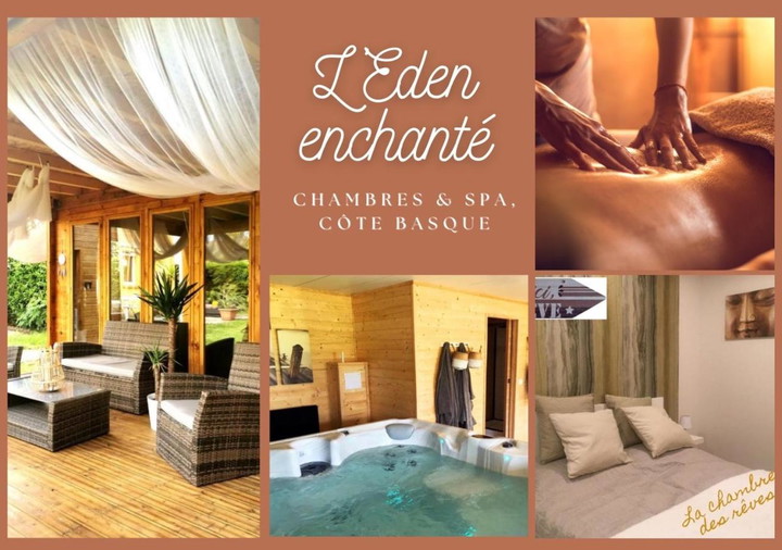 "L Eden Enchanté" Chambres D'hôtes Et Bulle D'eden Spa Massages Boucau Côte Basque - Tarnos