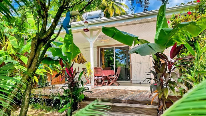 Majo Lounge Dans Un Jardin Tropical Vue Mer ,5 Min De La Plage Caraïbe - Le Prêcheur