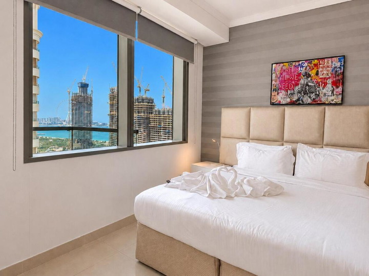 Sea And Ain View, 2-bedroom, Tram Station - Dubai Marina