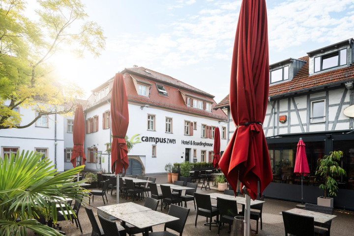 Hotel Campuszwei Komfortable Doppelzimmer & Apartments Mit Küche Zentral In Ludwigsburg Ideal Für Business & Langzeitaufenthalte 24h Check In Kinder Bis 14 Jahre üBernachten Kostenlos - Ludwigsburg