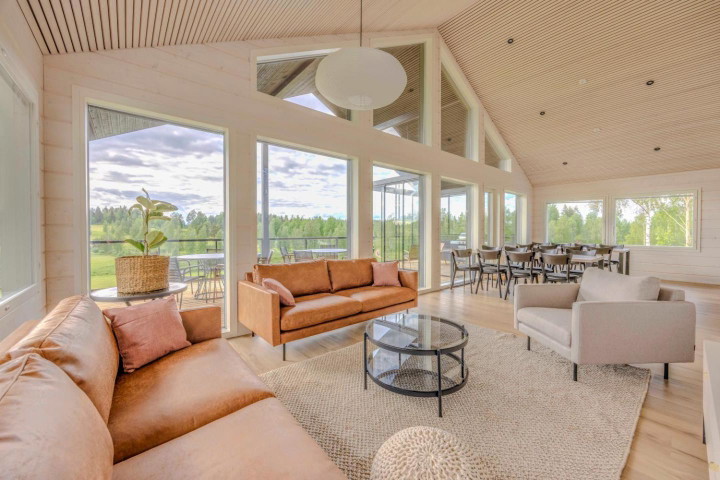 Himos Villa Preeria Near The Golf Course Incl Wifi, Ac, Jacuzzi For Extra Fee - Jyväskylä