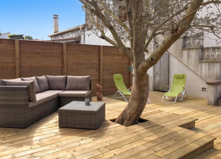 Maison Charmante à Agde Avec Jardin Et Aire De Jeux. - Marseillan
