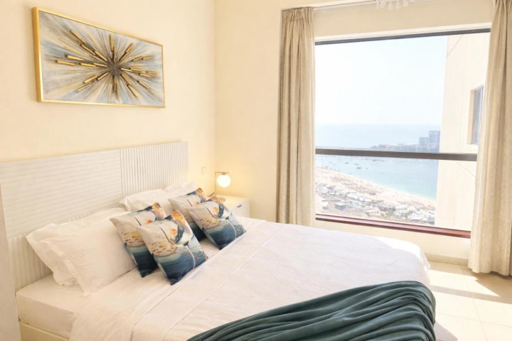 Relaxing Beachfront 2br Jumeirah Beach Residence Full Sea And Ain Dubai View - Dubai Marina