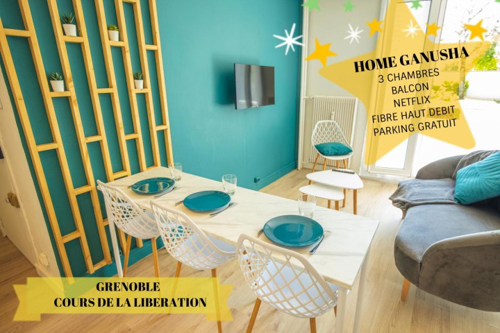 Home Ganusha Cosy 3 Chambres Parking Gratuit Balcon - Saint-Martin-d'Hères