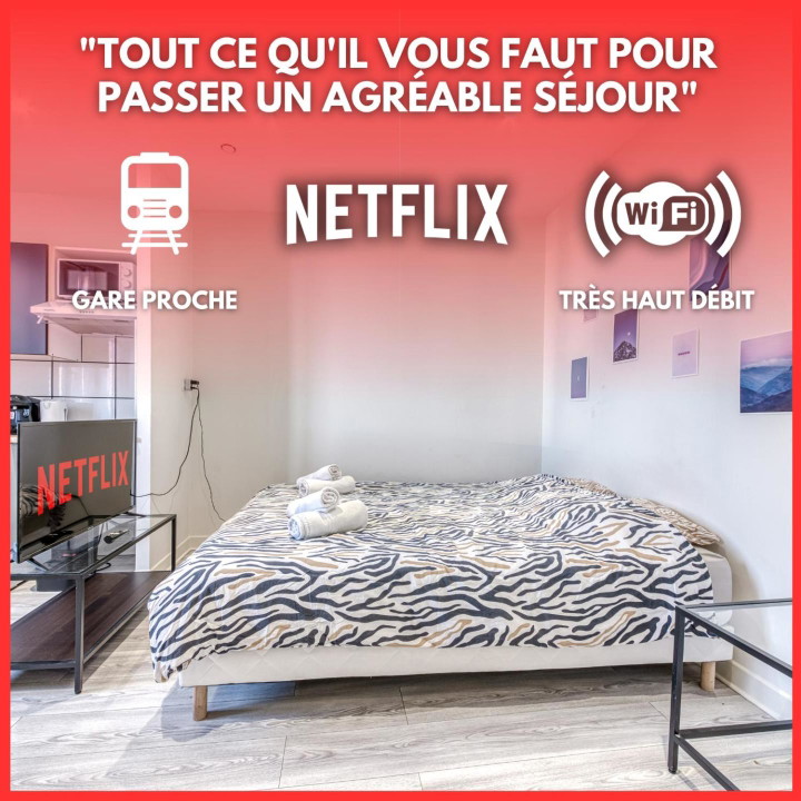 Studio Le Rayon Neuf & Cosy - Gare Parilly - Lyon