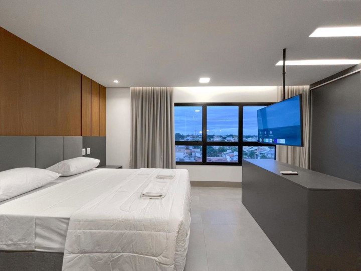 Flat Moderno E Amplo Ao Lado Do Shopping Cg - Campo Grande