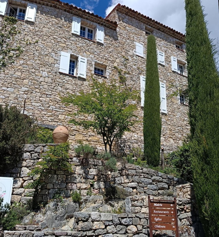 Les Roses Trémières - Gorges du Verdon