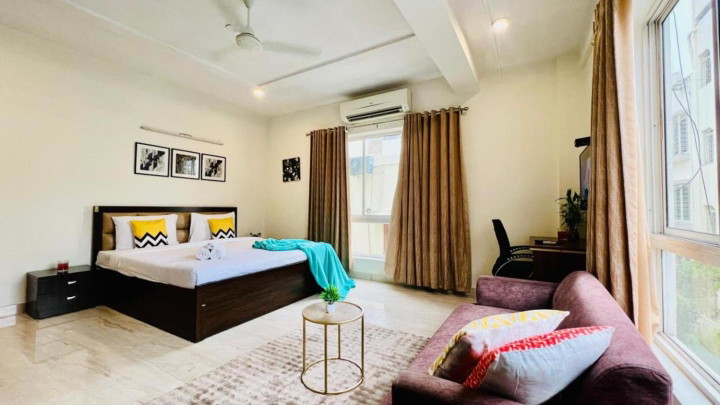 Bluo Lake View Studio - Newtown - Terrace Garden - 加爾各答