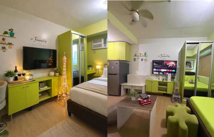 Cozy City View Studio With Kitchen & Pool - Marikina