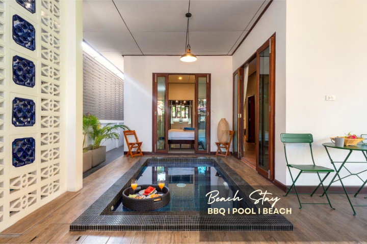 Spacious Homey Pool Villa With Private Parking, Fenced Yard, Bbq, 5min To Beach, Pet-friendly - Hua Hin