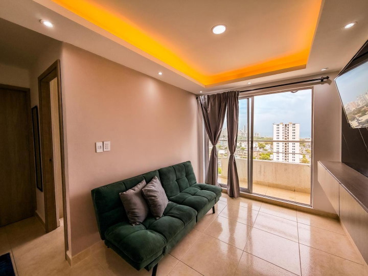 Edif, Balcon, 2 Hab, Piscina, Rooftop, 5 Min Aeropuerto - Cartagena