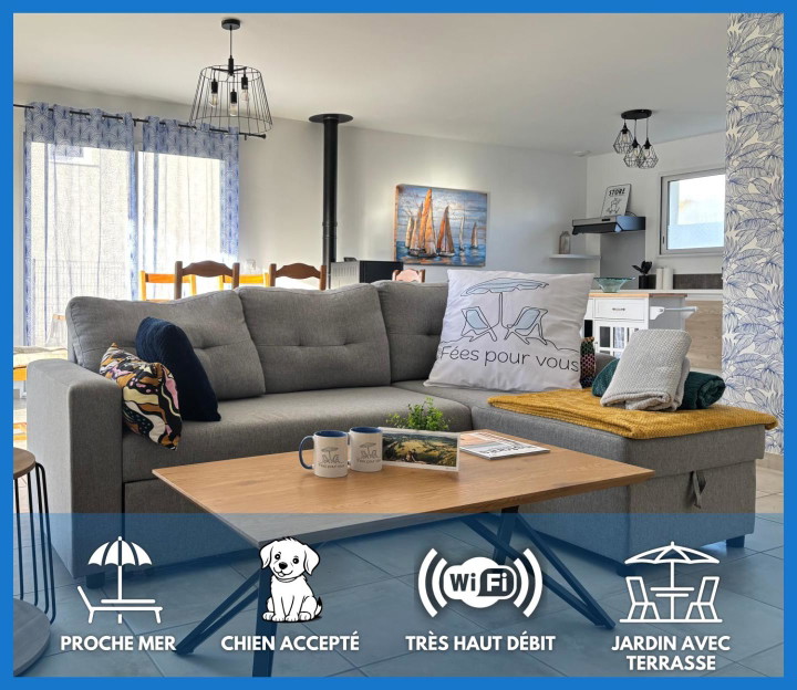 Les Dunes, Maison Neuve 8 P Bien éQuipée Jardin Clos, Terrasse éQuipée, Parking, Garage à 850 M De La Plage Et Centre Bourg, Sur Plages Du Débarquement Près Arromanches Et Bayeux, Chiens Bienvenus - Arromanches-les-Bains