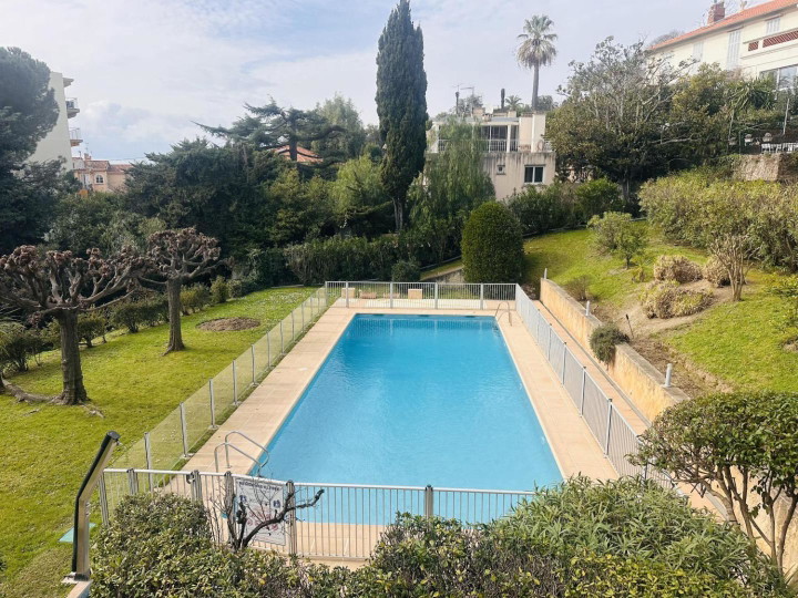 Light Modern Studio With Garden Terrace Shared Pool - 2294 - Cannes