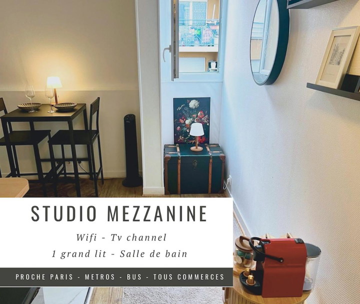 Studio Mezzanine - Paris 5mn - Bry-sur-Marne