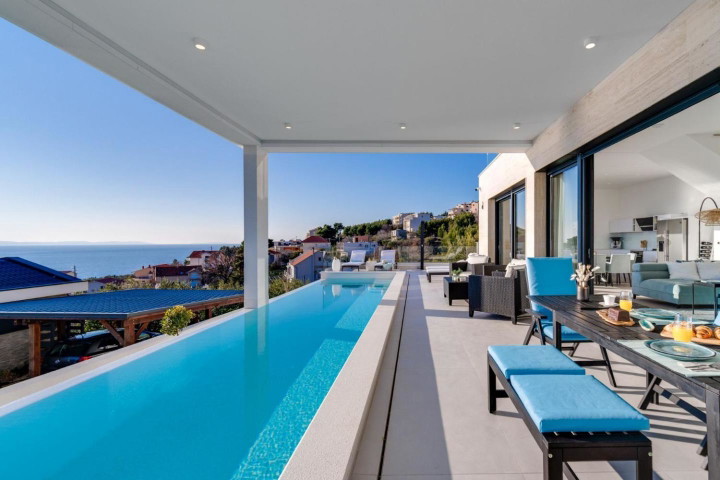 Villa Lemon, 3 Bedrooms, 4 Baths, Infinity Pool, Whirlpool, Cinema Room, Sea View - Omiš
