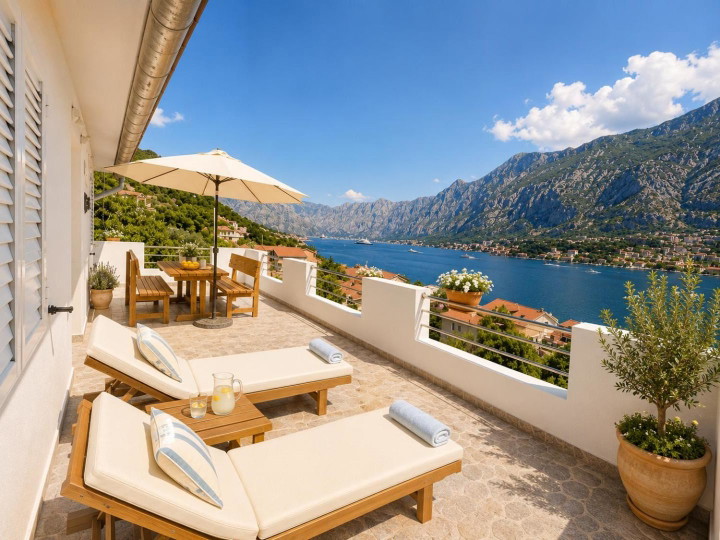 House With Big Terrace And Beautiful Sea View - Kotor