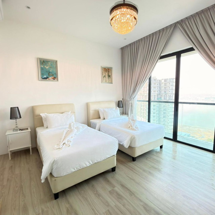 Marina View Resort - Twin Bed Room - Johor Bahru