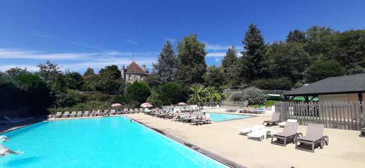 Chalet-dordogne B10 Camping Château Le Verdoyer - Champs Romain, Dordogne - Dordogne