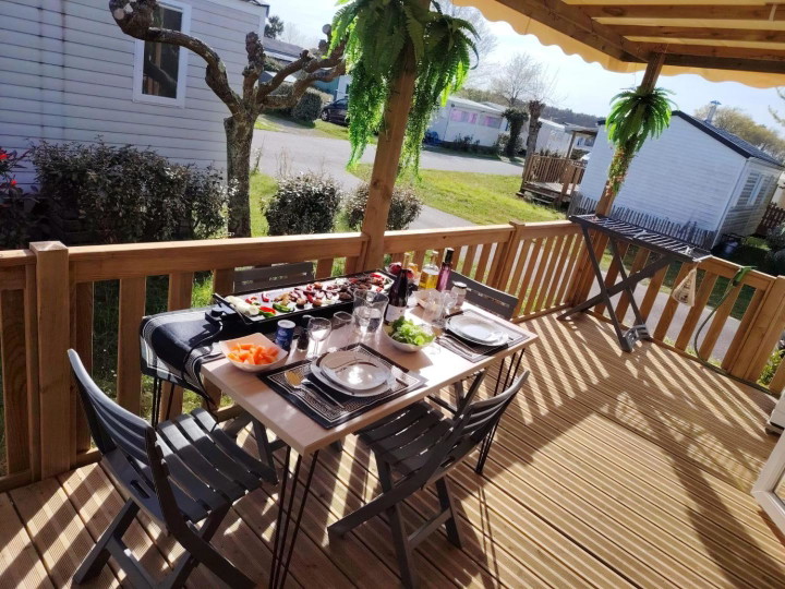 Mobil-home "B27" Tout Confort Avec Piscine & Lave-linge Gratuits - Mimizan