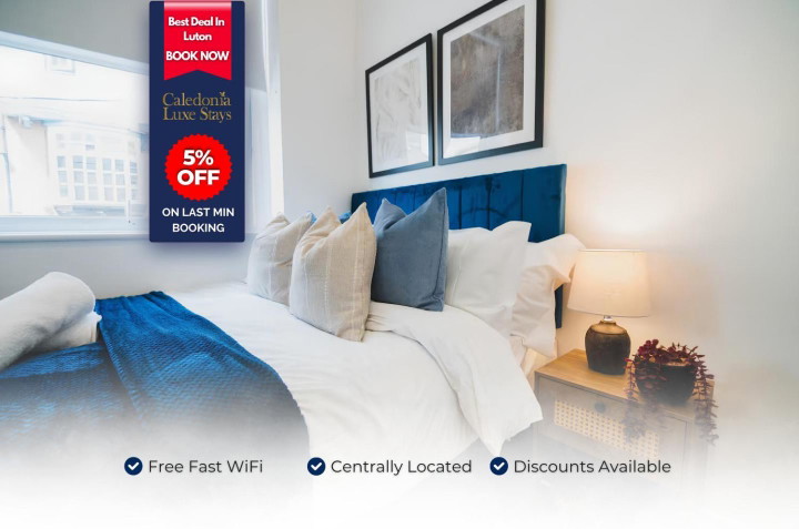 Studio For Airline Crew By Caledonia Luxe Stays Short Lets & Serviced Accommodation Luton With Last Min Deal - Harpenden