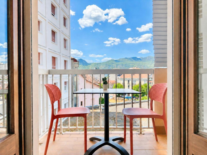 Grand T3 - Balcon Vue Montagne - Centre Aix - Aix-les-Bains