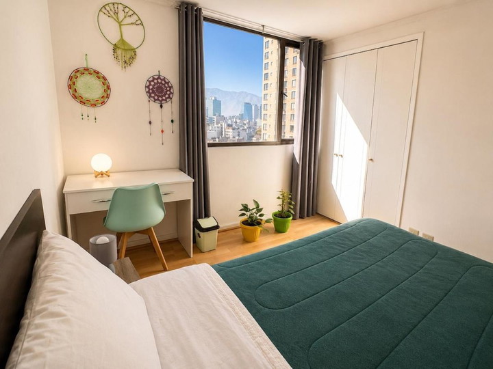 Room With Private Bathroom In The Heart Of Santiago - Independencia