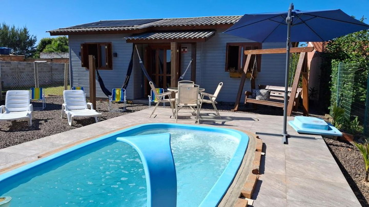 Casa Com Piscina Aquecida, 3 Quartos E 3 Camas Extras - Arroio do Sal