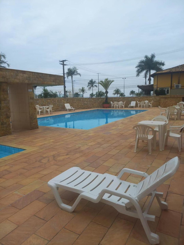 Azul Marinho Cobertura Beira-mar Em Massaguaçu - Caraguatatuba