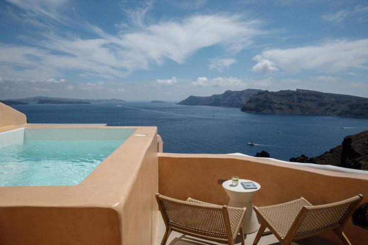 Annouso Villa With Hot Tub By Caldera Houses - Oia