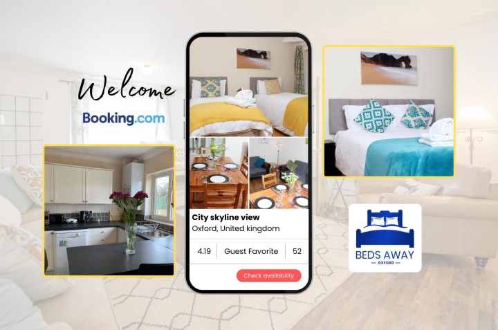 3 Bedroom House For Contractors By Beds Away Short Lets & Serviced Accommodation Oxford With Free Parking For 2 Cars - Oxfordshire