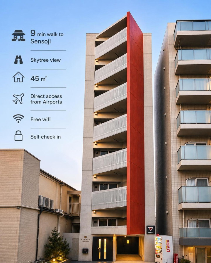 Homenest Hotel Asakusa Direct Access From Airports - Akihabara