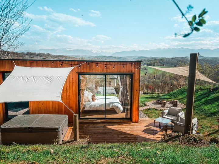 Chalet Insolite - Spa - Vue Pyrénées - Brasero - Pyrénées-Atlantiques