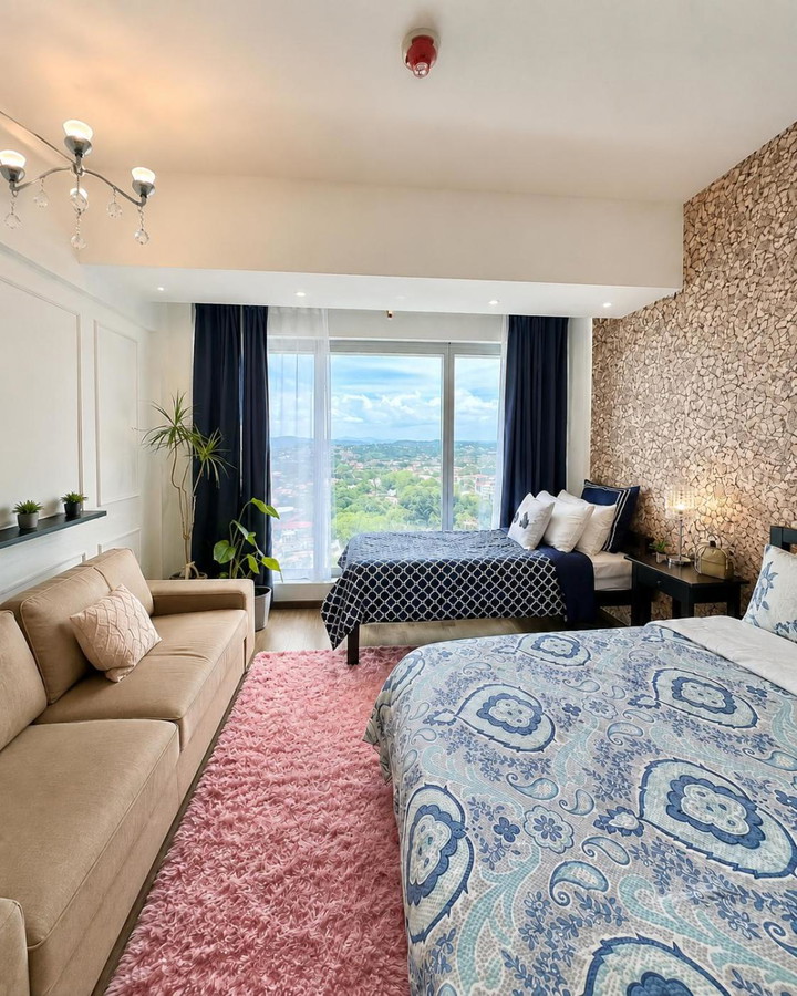 1-br Suite With 2 Beds & Mountain Views In Aeon Towers Beside Abreeza Mall 100mbps Wifi - Davao City
