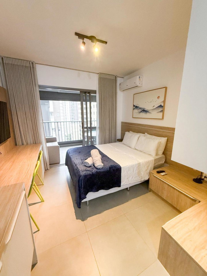 Novo E Completo Studio Em Moema-14 Andar-onjurupis - Sao Paulo