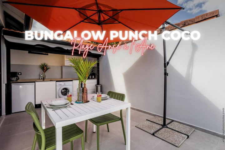 Bungalow Punchcoco - Beachfront - Les Anses-d'Arlet