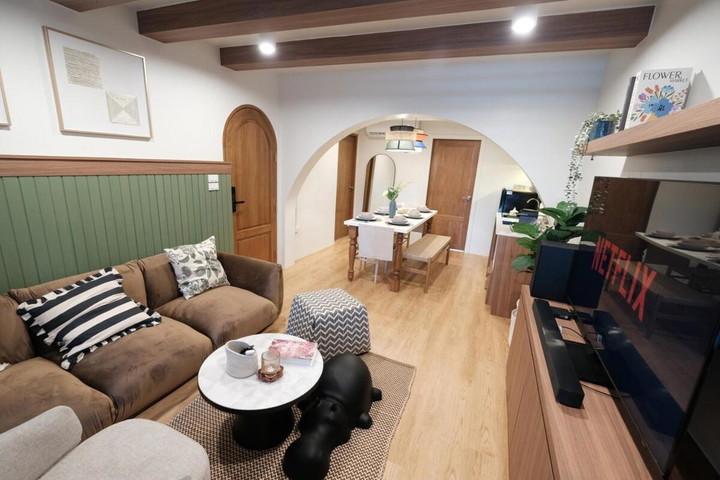 The Shantipan Lotus - Cozy 2br Family Stay 400m From Bts Station - Bangkok