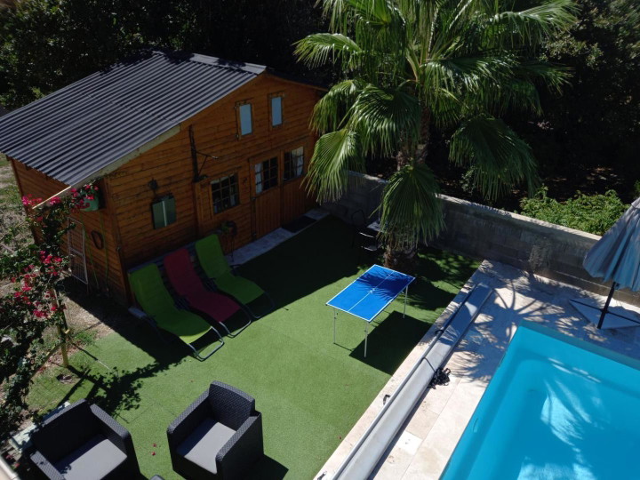 Casa Di Legnu ,Charmant Chalet Avec Piscine - Bastia