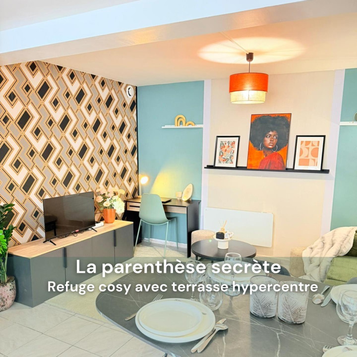 La Parenthèse Secrète - Refuge Cosy Avec Terrasse Hypercentre - Roubaix