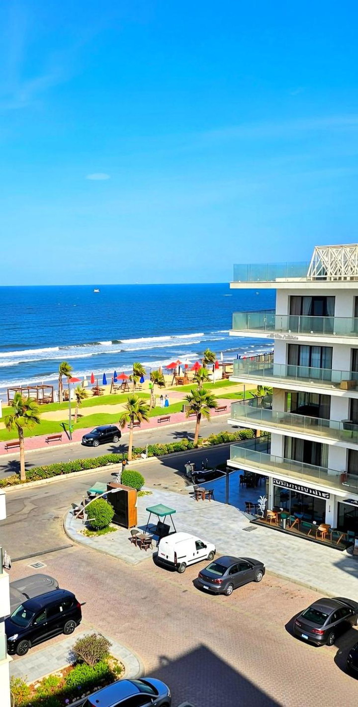 Luxurious Chalet With Ocean Views In Porto Said Resort - Egypt