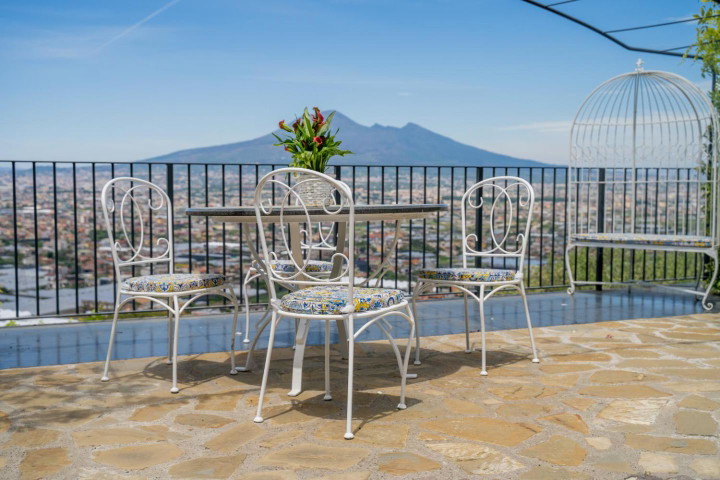 Villa Palmentiello - Villa Con Piscina E Vista Golfo Di Napoli & Vesuvio - Positano