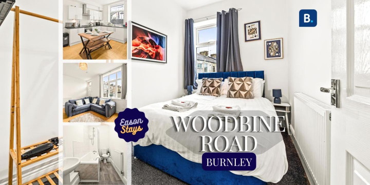 Central 3 Bedroom Terrace House At Burnley With Free Parking & Sleeps Upto 6 Guests, Hosted By Eason Stays - Burnley