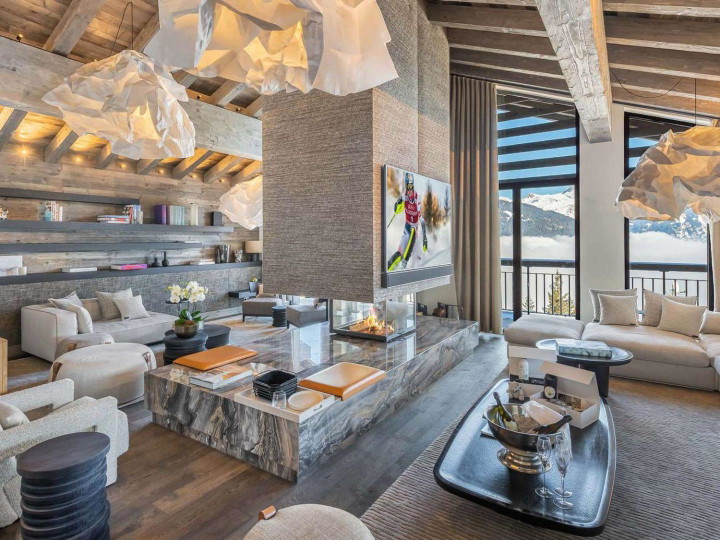 Chalet De Luxe à Courchevel Avec Piscine Et Personnel 15 Pers - Pralognan-la-Vanoise
