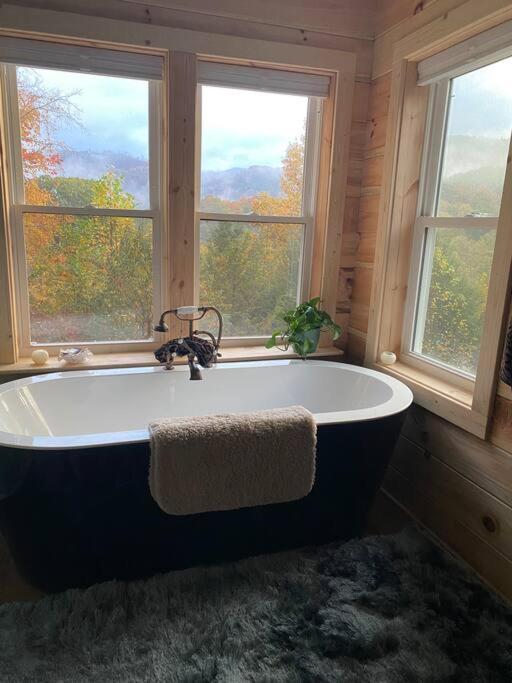 Cabin With A View In Hot Springs—walk To At - Hot Springs, NC