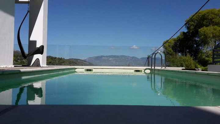 Red Cave Villa With Sea View - Grecia