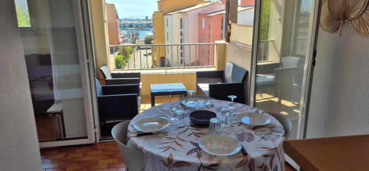 Port Richelieu 120, T3 Petite Vue Port, Piscine, Parking - Agde