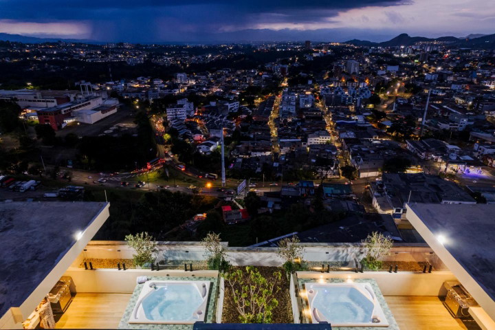 Family Loft With Rooftop & Pereira Skyline View - Dosquebradas