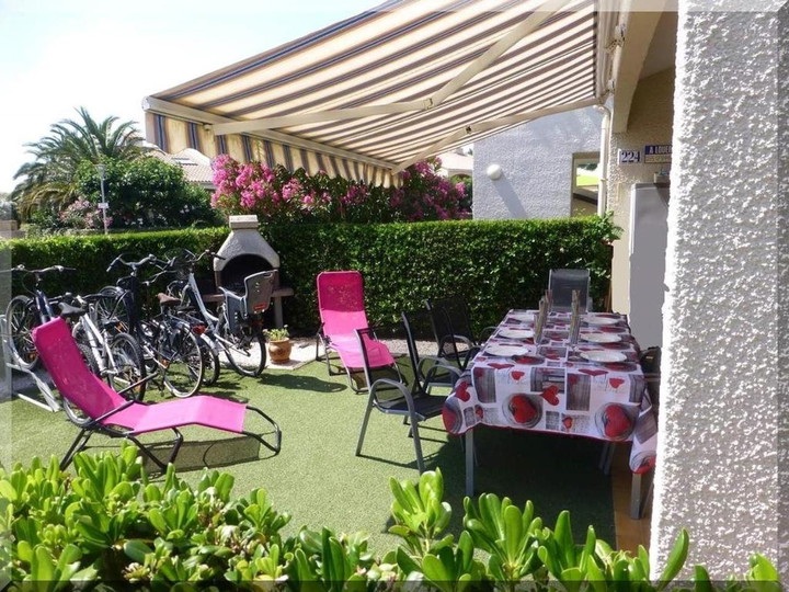 Hameau Du Rivage 224 - Rez De Jardin Climatisé - 3 éToiles - 6 Pers - Jardin - Piscine - Vélos Prêtés - Parking - 400m De La Plage De La Lagune - Wifi - Saint-Cyprien