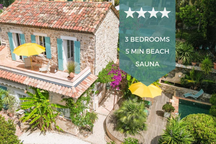 Superb Villa With Swimming Pool & Sauna - Biot